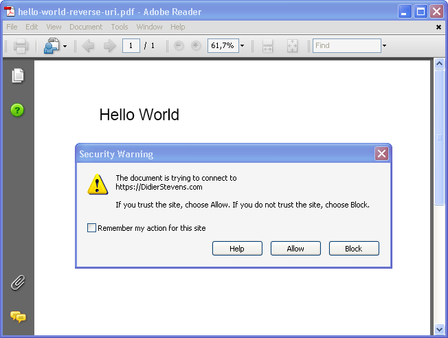 PDF, Let Me Count the Ways… | Didier Stevens