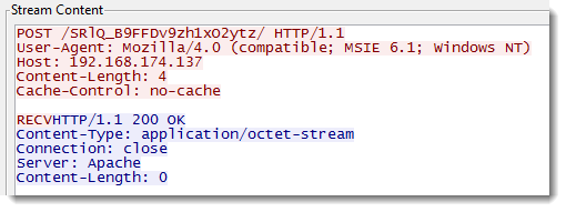 Detecting Network Traffic from Metasploit’s Meterpreter Reverse HTTP Module | Didier Stevens