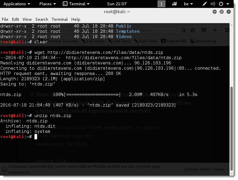 Practice ntds.dit File Part 2: Extracting Hashes | Didier Stevens