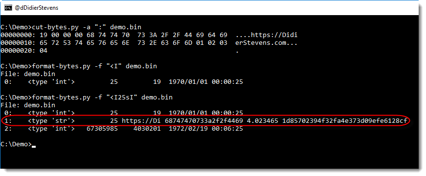 Update: format-bytes.py Version 0.0.4 | Didier Stevens