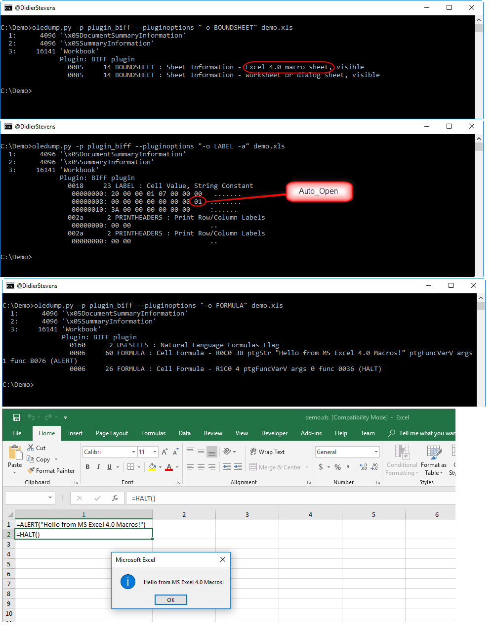 Update:oledump.py Version 0.0.40 | Didier Stevens