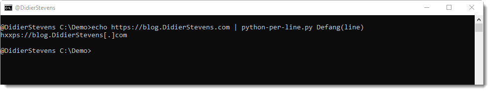 Update: python-per-line.py Version 0.0.6 | Didier Stevens