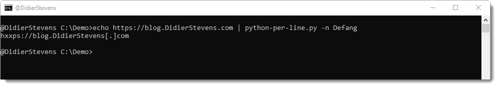 Update: python-per-line.py Version 0.0.6 | Didier Stevens