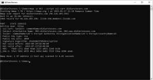 Quickpost: Retrieving an SSL Certificate with nmap | Didier Stevens