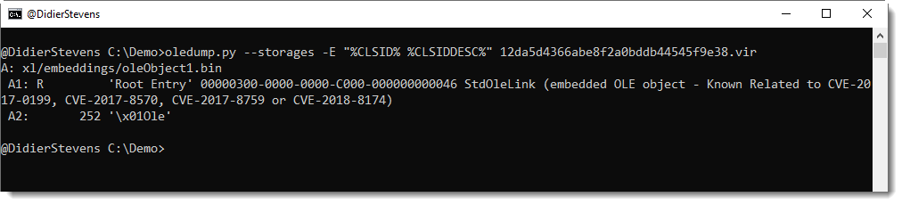 CLSIDs in OLE Files | Didier Stevens