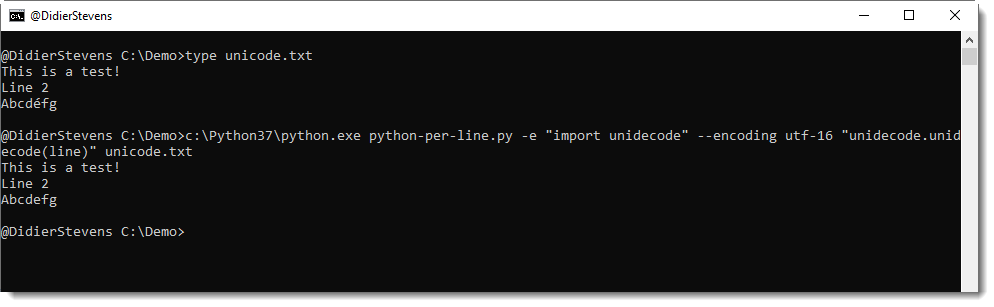Update: python-per-line.py Version 0.0.7 | Didier Stevens