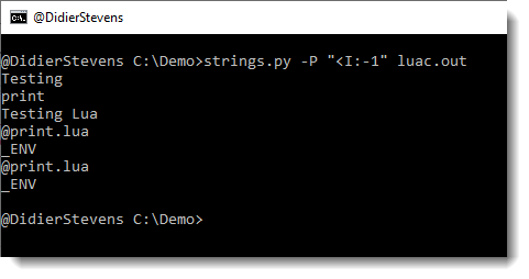 Update: strings.py Version 0.0.7 | Didier Stevens